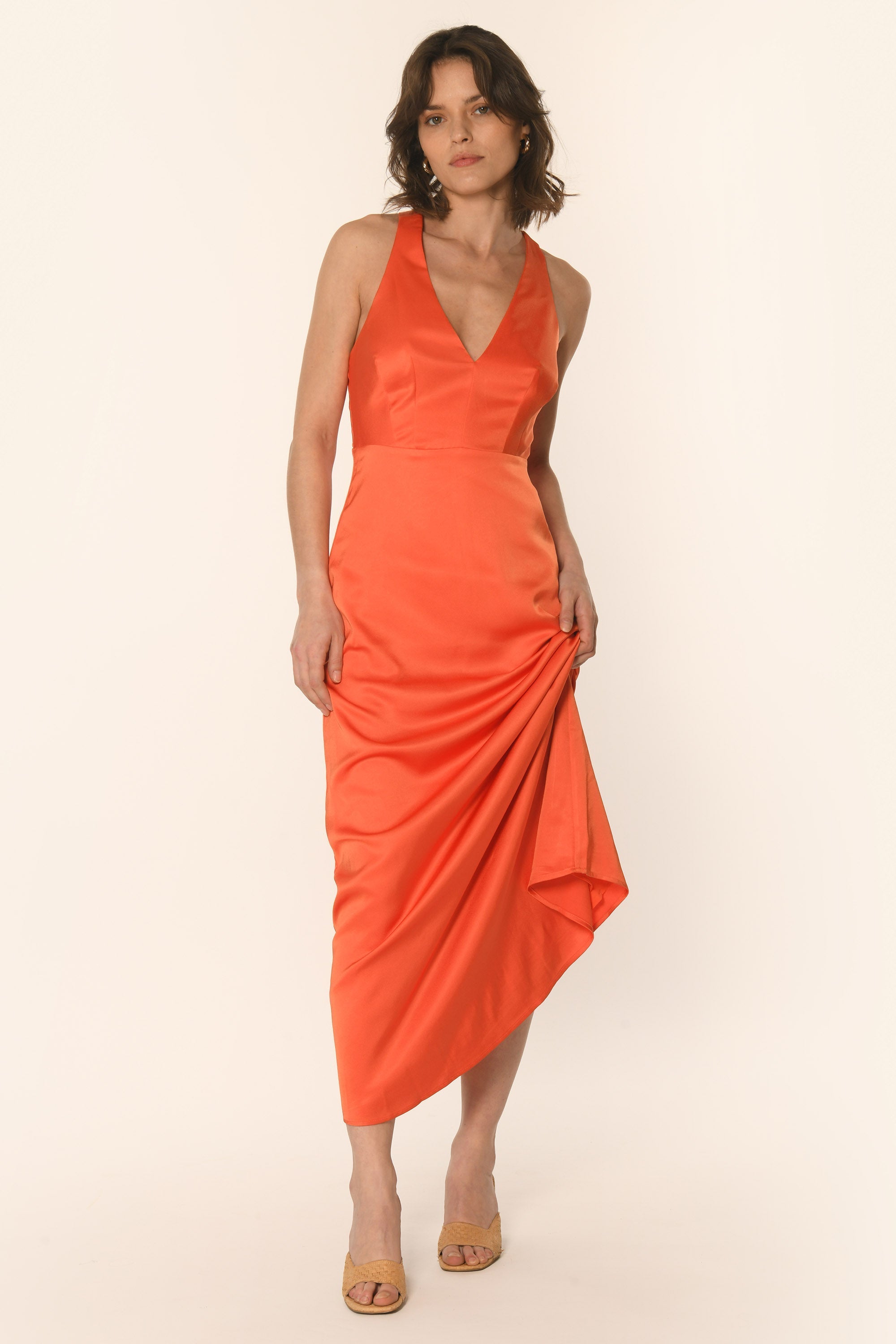 ROBE CROISÉE - ORANGE - ALLEGRA